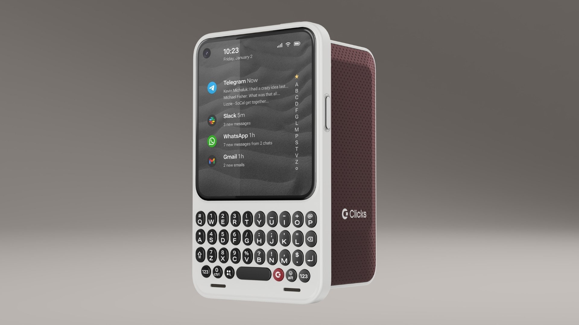 Clicks Communicator: El Android con teclado físico QWERTY que revive ...